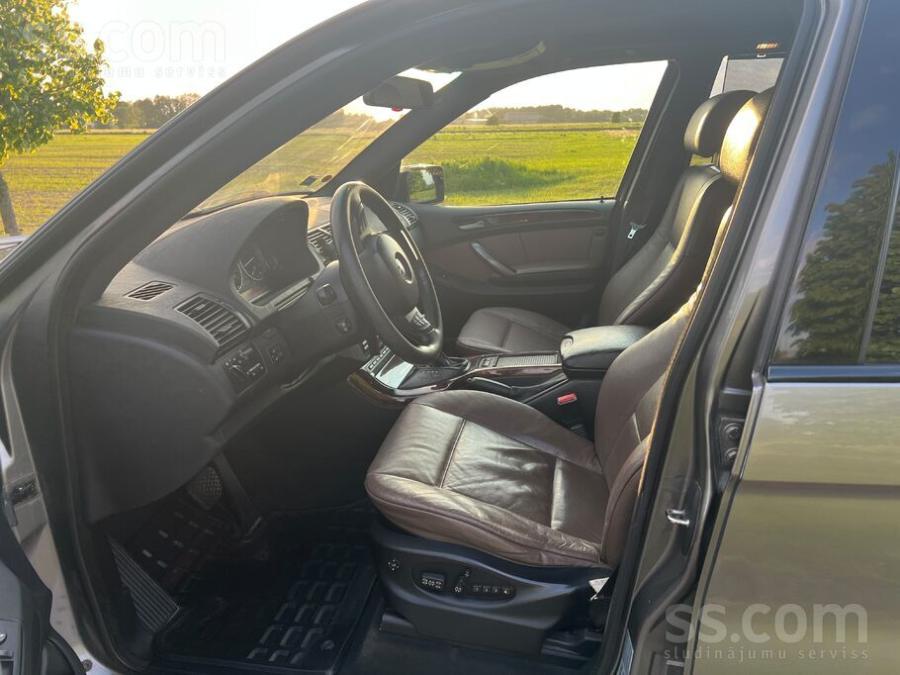Pelēks BMW X5 2006 Rīga, ar dzinēja tilpumu 3.00 L un nobraukumu 347 tūkst. km par 4500 €, foto 9 vietnē AUTOMOTO.COM.LV