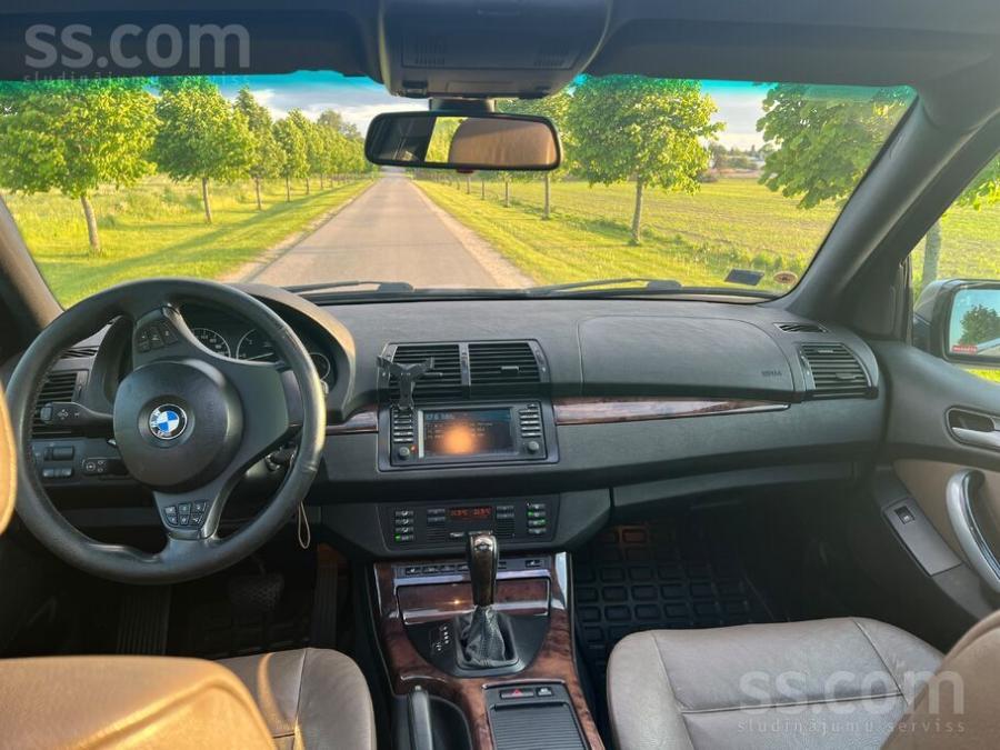 Pelēks BMW X5 2006 Rīga, ar dzinēja tilpumu 3.00 L un nobraukumu 347 tūkst. km par 4500 €, foto 12 vietnē AUTOMOTO.COM.LV