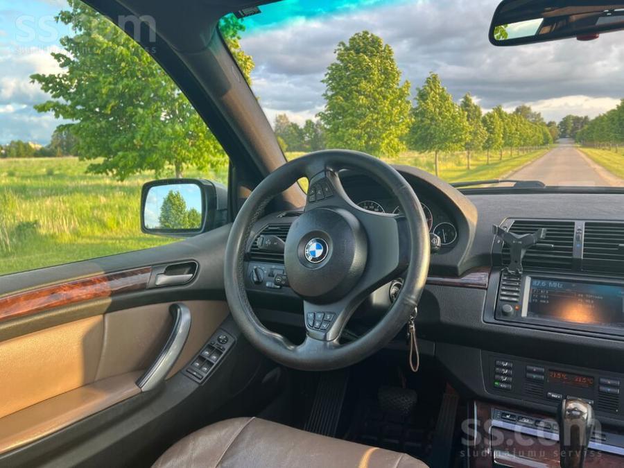 Pelēks BMW X5 2006 Rīga, ar dzinēja tilpumu 3.00 L un nobraukumu 347 tūkst. km par 4500 €, foto 13 vietnē AUTOMOTO.COM.LV