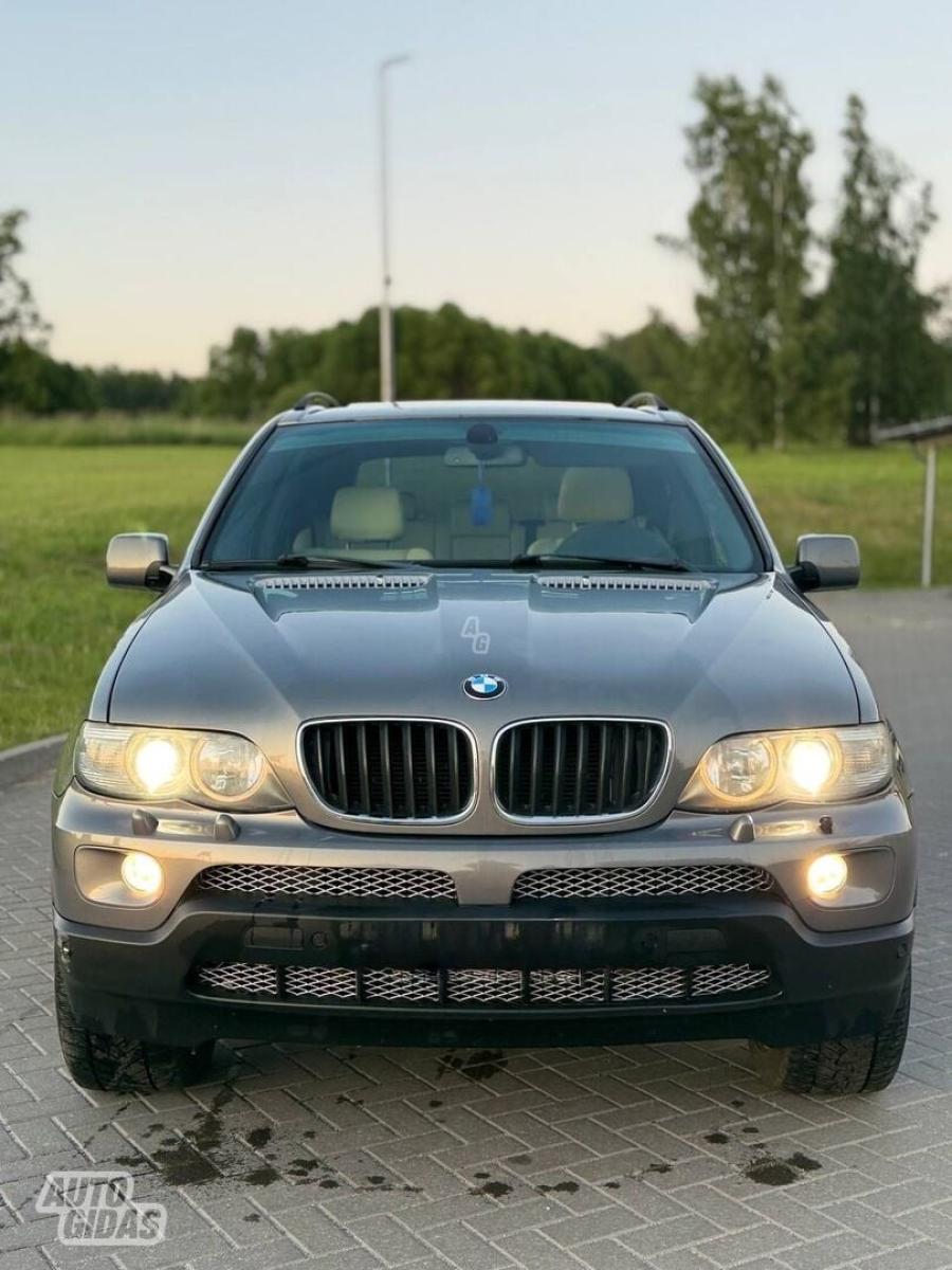 Grey BMW X5 2006 in Vilnius, with an engine capacity of 4.40 L and mileage of 197 thousand km for 4000 €, photo 3 on AUTOMOTO.COM.LV