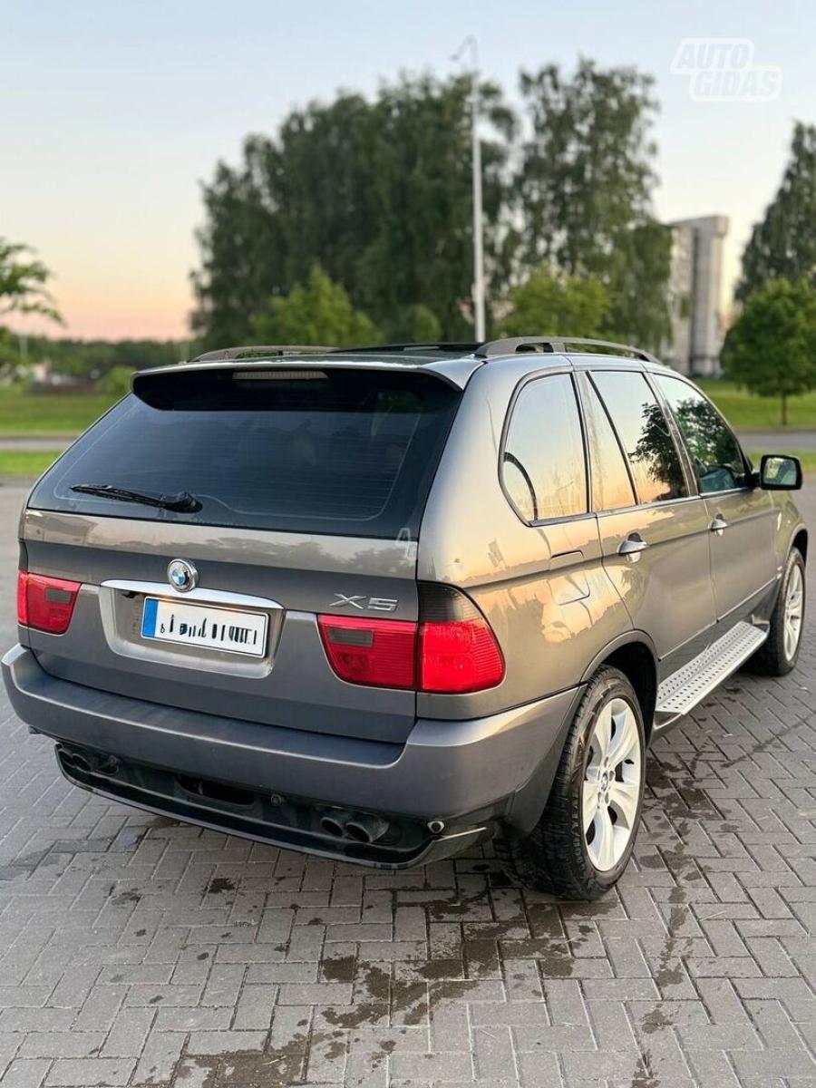 Grey BMW X5 2006 in Vilnius, with an engine capacity of 4.40 L and mileage of 197 thousand km for 4000 €, photo 6 on AUTOMOTO.COM.LV