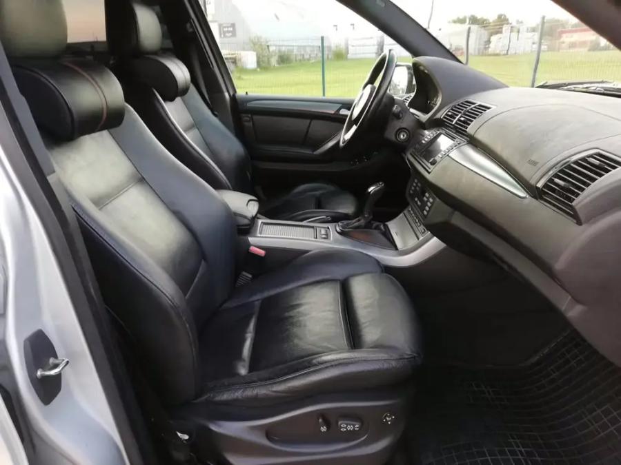 Grey BMW X5 2006 in Saldus, with an engine capacity of 3.00 L and mileage of 395 thousand km for 6600 €, photo 14 on AUTOMOTO.COM.LV