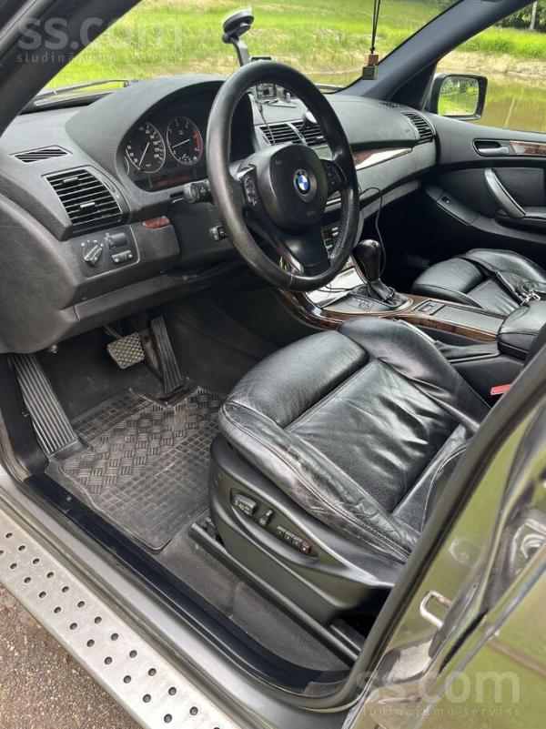 Pelēks BMW X5 2006 Jēkabpils, ar dzinēja tilpumu 3.00 L un nobraukumu 422 tūkst. km par 4000 €, foto 5 vietnē AUTOMOTO.COM.LV