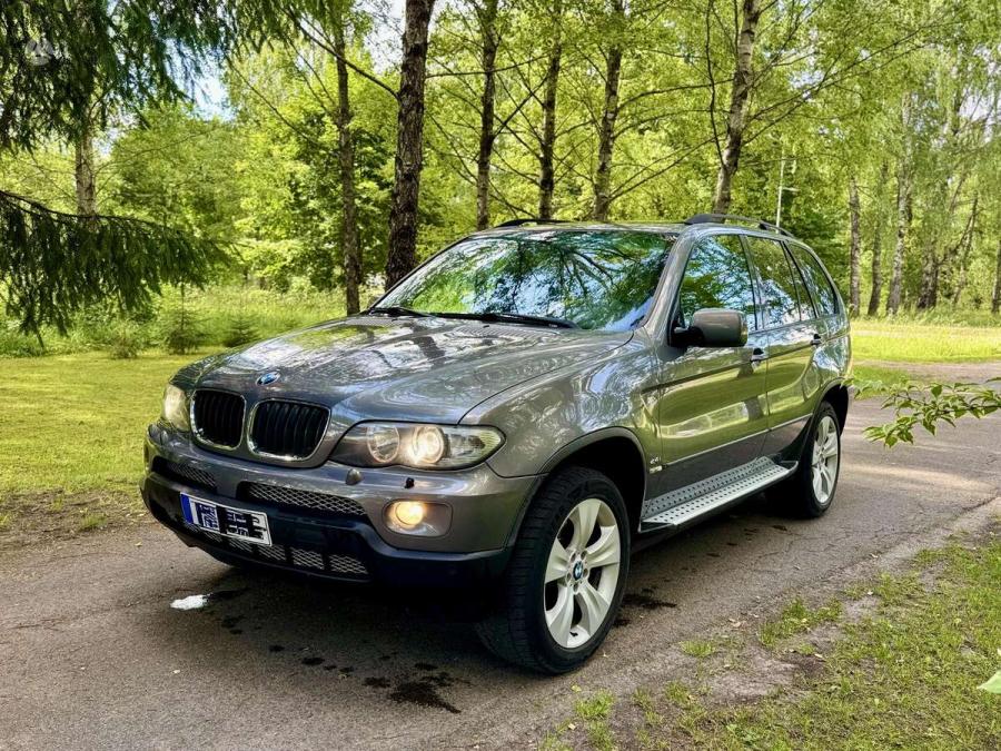 Pelēks BMW X5 2006 Šalčininkai, ar dzinēja tilpumu 4.40 L un nobraukumu 197 tūkst. km par 3000 €, foto 1 vietnē AUTOMOTO.COM.LV