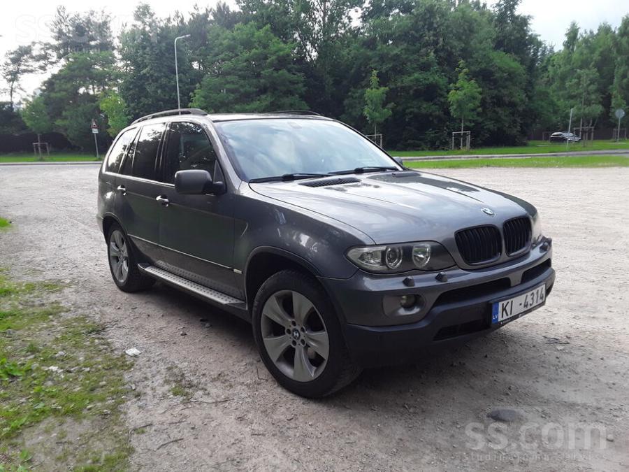 Grey BMW X5 2006 in Riga, with an engine capacity of 3.00 L and mileage of 290 thousand km for 6000 €, photo 3 on AUTOMOTO.COM.LV