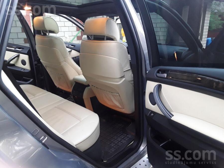 Grey BMW X5 2006 in Riga, with an engine capacity of 3.00 L and mileage of 290 thousand km for 6000 €, photo 14 on AUTOMOTO.COM.LV