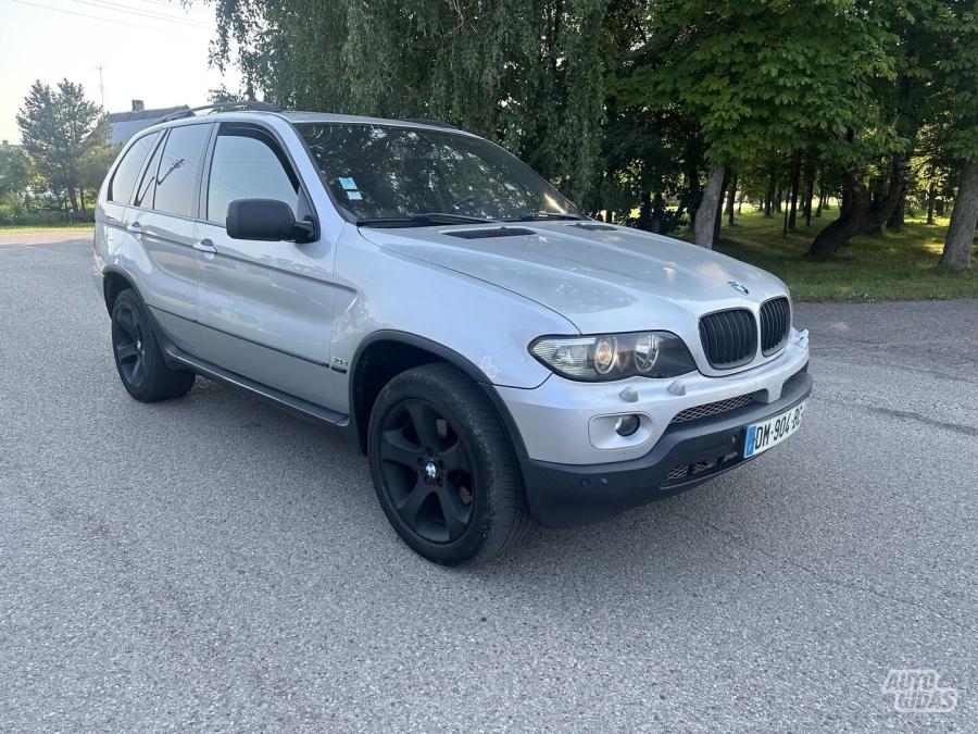 Pelēks BMW X5 2006 Marijampole, ar dzinēja tilpumu 3.00 L un nobraukumu 300 tūkst. km par 3550 €, foto 1 vietnē AUTOMOTO.COM.LV