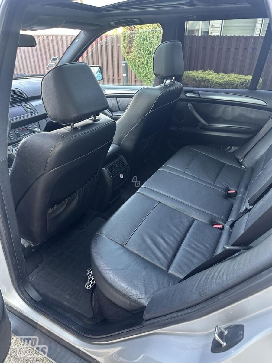 Pelēks BMW X5 2006 Marijampole, ar dzinēja tilpumu 3.00 L un nobraukumu 300 tūkst. km par 3550 €, foto 6 vietnē AUTOMOTO.COM.LV