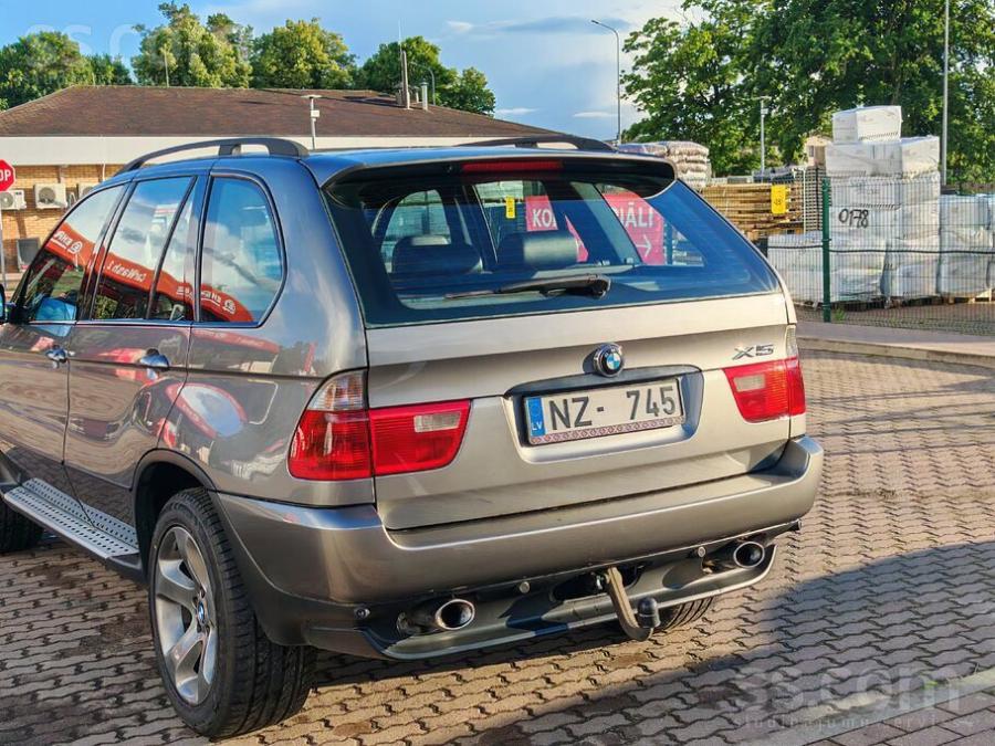 Pelēks BMW X5 2006 Rīga, ar dzinēja tilpumu 3.00 L un nobraukumu 410 tūkst. km par 5500 €, foto 5 vietnē AUTOMOTO.COM.LV