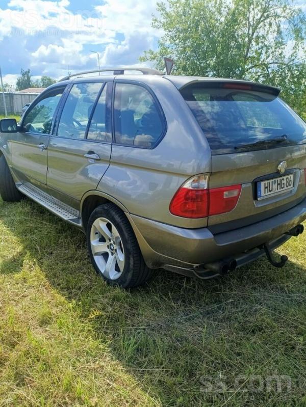 Pelēks BMW X5 2006 Cēsis, ar dzinēja tilpumu 3.00 L un nobraukumu 365 tūkst. km par 3500 €, foto 4 vietnē AUTOMOTO.COM.LV