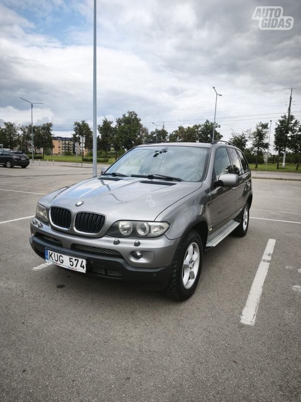 Grey BMW X5 2006 in Siauliai, with an engine capacity of 3.00 L and mileage of 281 thousand km for 4750 €, photo 1 on AUTOMOTO.COM.LV