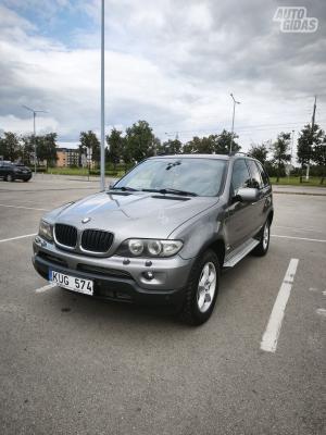 Grey BMW X5 2006 in Siauliai, with an engine capacity of 3.00 L and mileage of 281 thousand km for 4750 €, photo  on AUTOMOTO.COM.LV