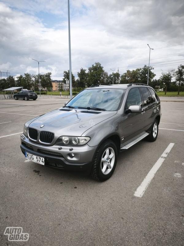 Grey BMW X5 2006 in Siauliai, with an engine capacity of 3.00 L and mileage of 281 thousand km for 4750 €, photo 4 on AUTOMOTO.COM.LV