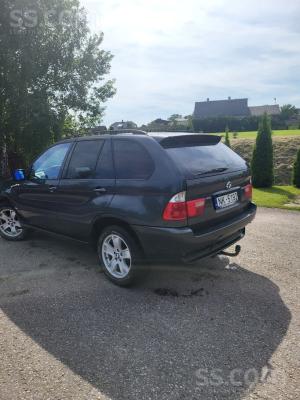 Pelēks BMW X5 2006 Valka, ar dzinēja tilpumu 3.00 L un nobraukumu 352 tūkst. km par 4100 €, foto 3 vietnē AUTOMOTO.COM.LV