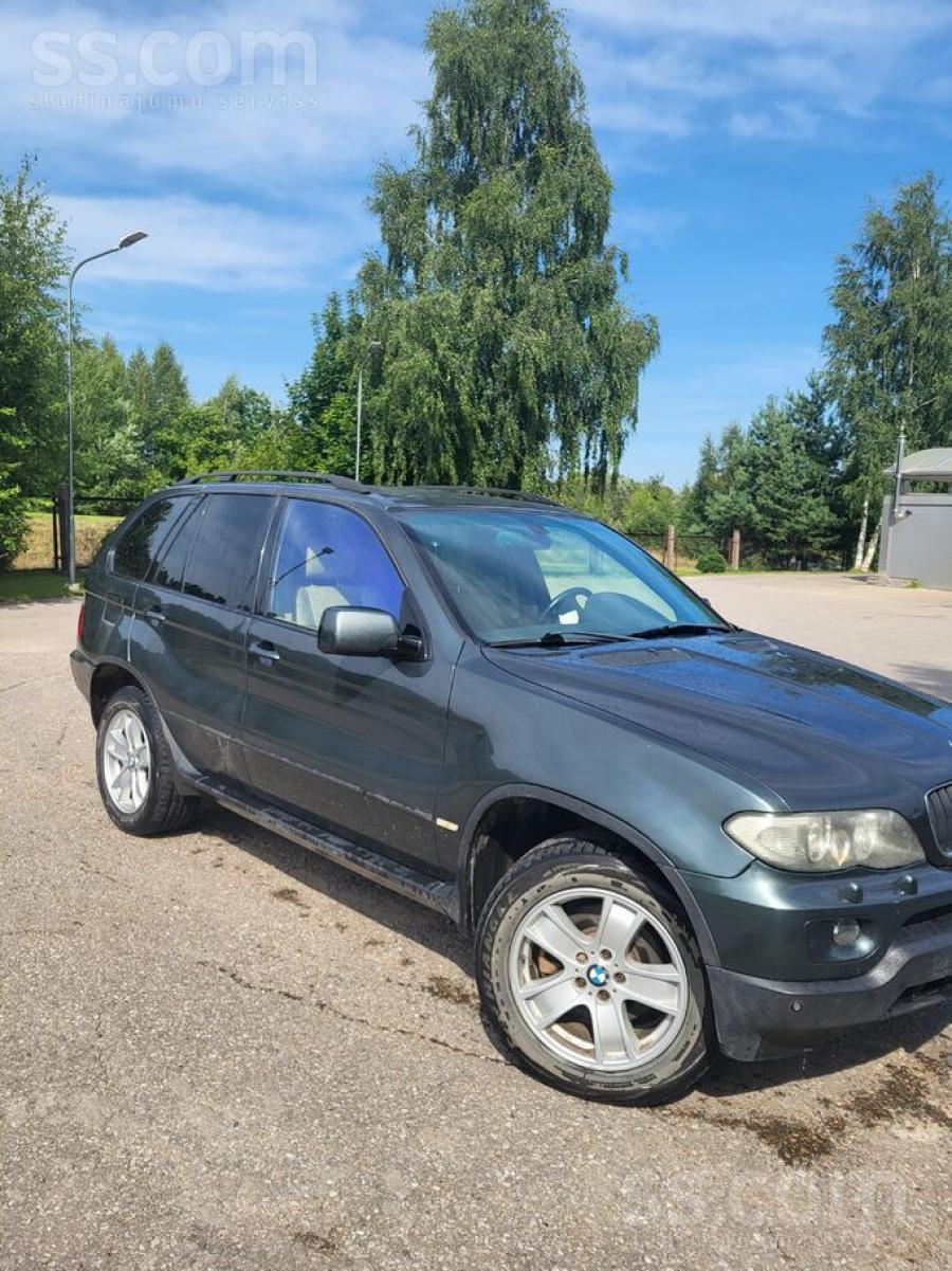 Pelēks BMW X5 2006 Valka, ar dzinēja tilpumu 3.00 L un nobraukumu 352 tūkst. km par 4100 €, foto 4 vietnē AUTOMOTO.COM.LV