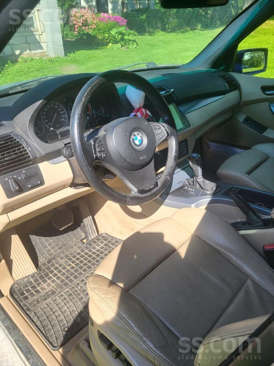 Pelēks BMW X5 2006 Valka, ar dzinēja tilpumu 3.00 L un nobraukumu 352 tūkst. km par 4100 €, foto 8 vietnē AUTOMOTO.COM.LV