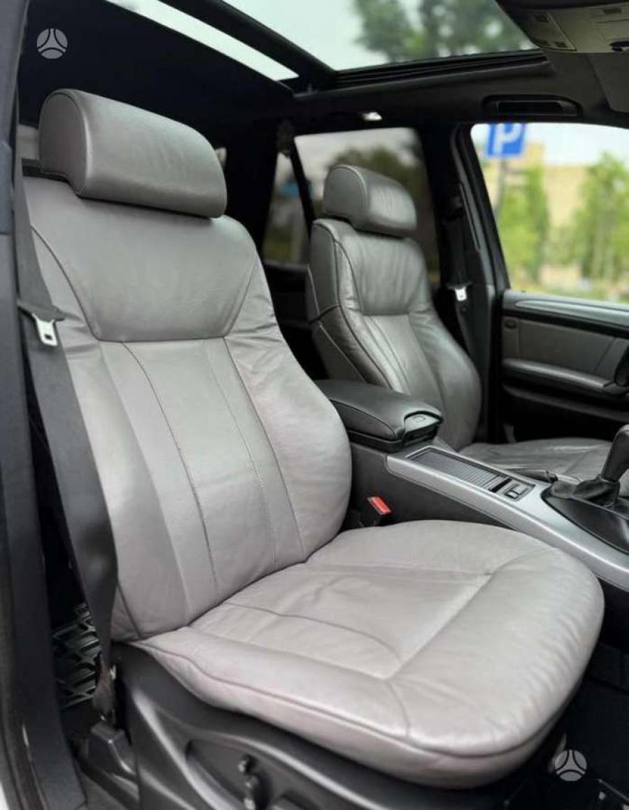 Pelēks BMW X5 2006 Viļņa, ar dzinēja tilpumu 2.99 L un nobraukumu 297 tūkst. km par 5500 €, foto 21 vietnē AUTOMOTO.COM.LV