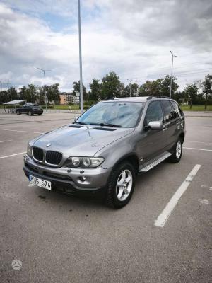 Pelēks BMW X5 2006 Šauļi, ar dzinēja tilpumu 2.99 L un nobraukumu 281 tūkst. km par 4200 €, foto 4 vietnē AUTOMOTO.COM.LV