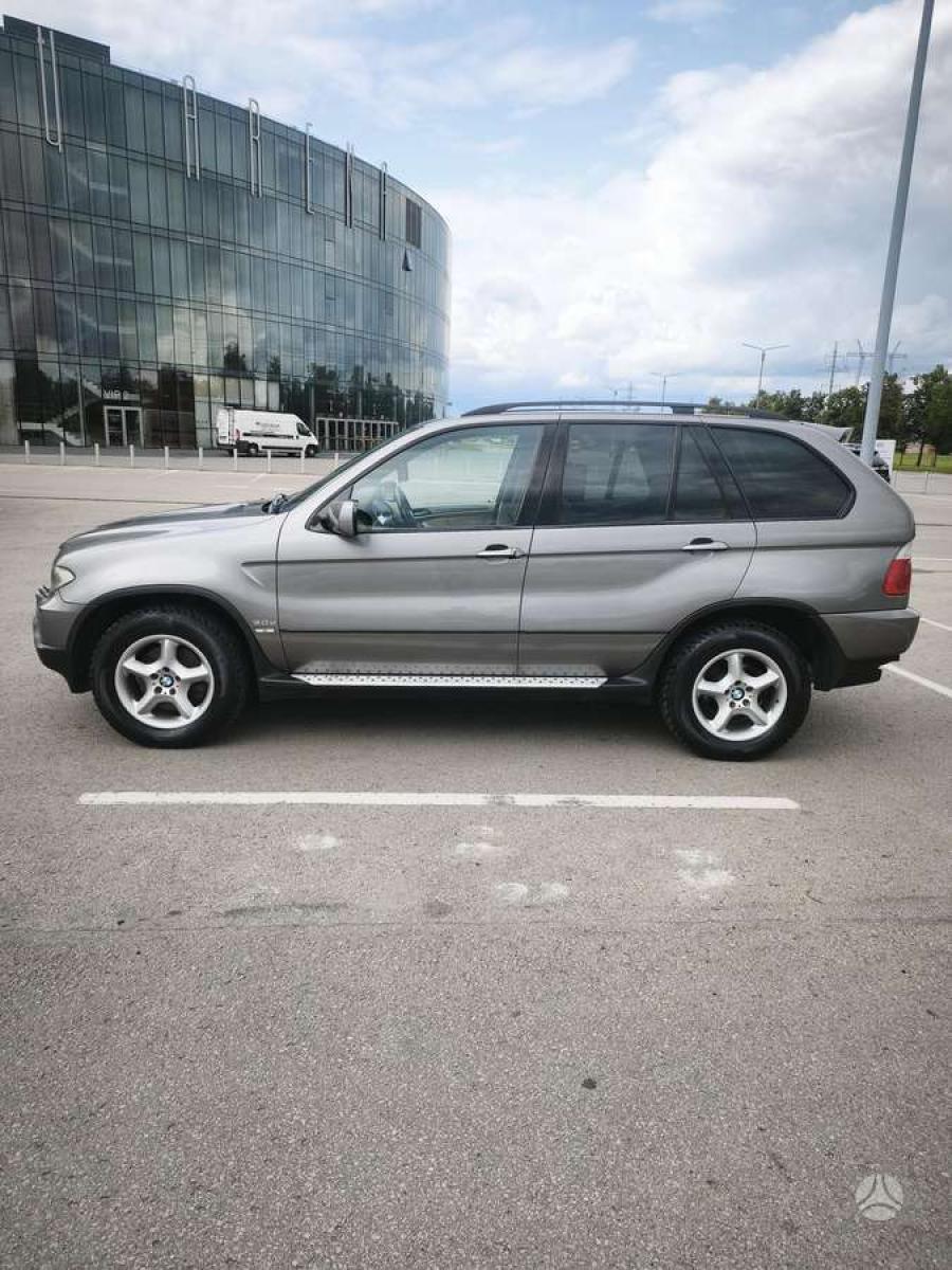 Pelēks BMW X5 2006 Šauļi, ar dzinēja tilpumu 2.99 L un nobraukumu 281 tūkst. km par 4200 €, foto 5 vietnē AUTOMOTO.COM.LV