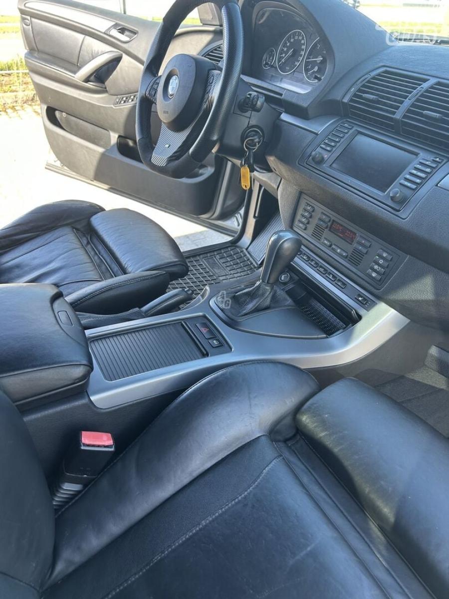 Grey BMW X5 2006 in Marijampole, with an engine capacity of 3.00 L and mileage of 307 thousand km for 6300 €, photo 24 on AUTOMOTO.COM.LV