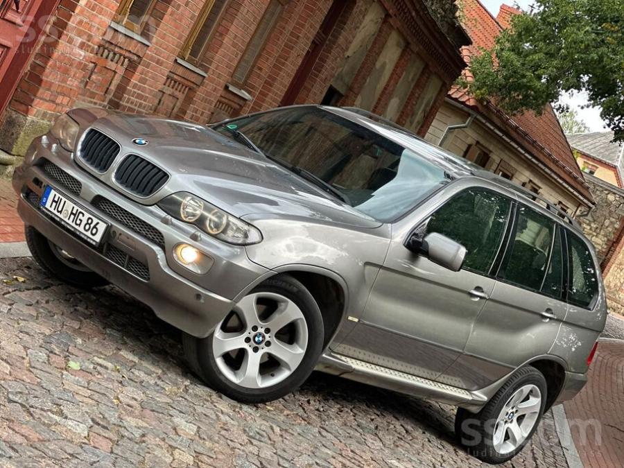 Pelēks BMW X5 2006 Cēsis, ar dzinēja tilpumu 3.00 L un nobraukumu 365 tūkst. km par 3990 €, foto 5 vietnē AUTOMOTO.COM.LV