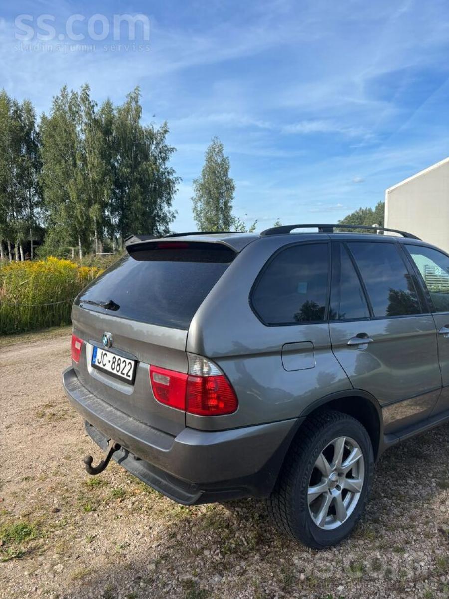Pelēks BMW X5 2006 Jelgava, ar dzinēja tilpumu 3.00 L un nobraukumu 211 tūkst. km par 10000 €, foto 5 vietnē AUTOMOTO.COM.LV