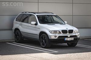 Grey BMW X5 2006 in Riga, with an engine capacity of 3.00 L and mileage of 232 thousand km for 5500 €, photo 4 on AUTOMOTO.COM.LV