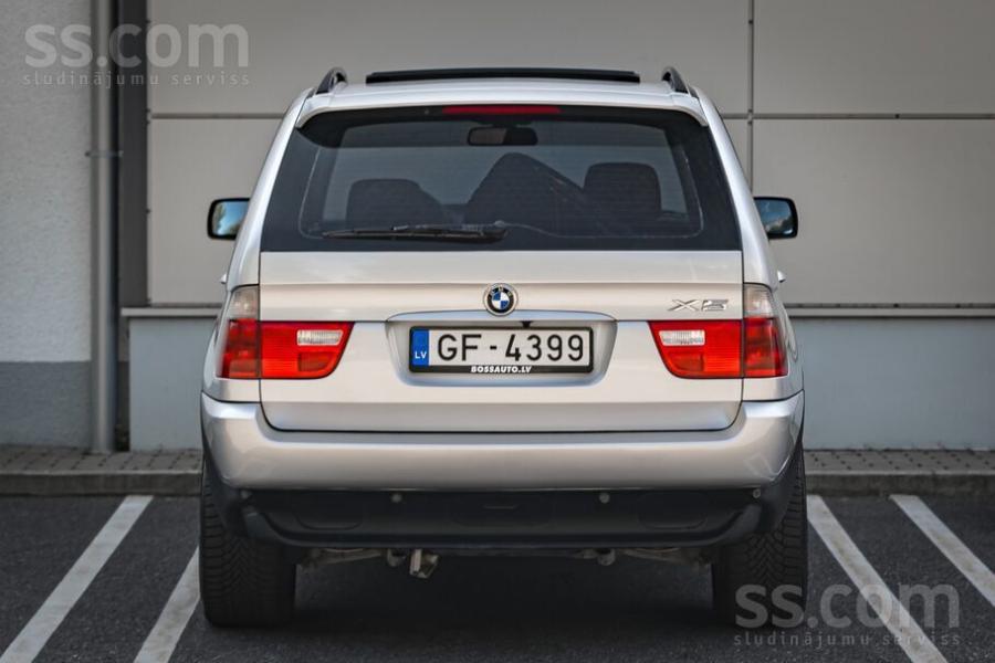 Grey BMW X5 2006 in Riga, with an engine capacity of 3.00 L and mileage of 232 thousand km for 5500 €, photo 6 on AUTOMOTO.COM.LV