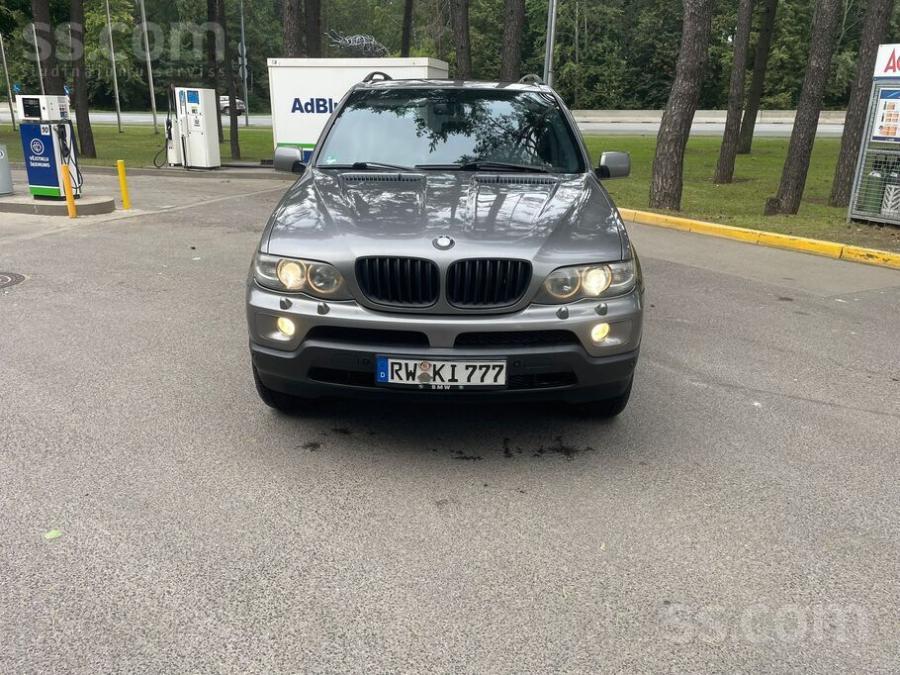 Grey BMW X5 2006 in Riga, with an engine capacity of 3.00 L and mileage of 0 thousand km for 5399 €, photo 3 on AUTOMOTO.COM.LV