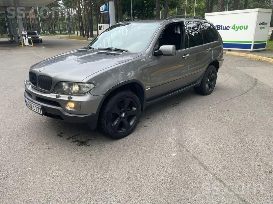 Grey BMW X5 2006 in Riga, with an engine capacity of 3.00 L and mileage of 0 thousand km for 5399 €, photo 4 on AUTOMOTO.COM.LV