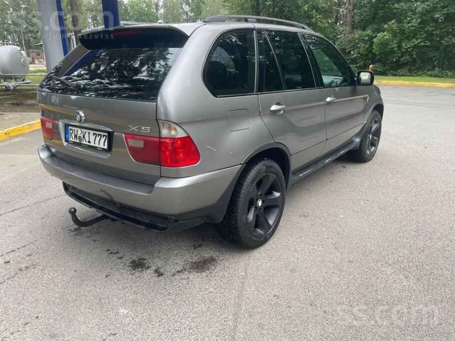 Grey BMW X5 2006 in Riga, with an engine capacity of 3.00 L and mileage of 0 thousand km for 5399 €, photo 7 on AUTOMOTO.COM.LV
