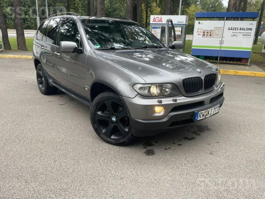 Grey BMW X5 2006 in Riga, with an engine capacity of 3.00 L and mileage of 0 thousand km for 5399 €, photo 10 on AUTOMOTO.COM.LV