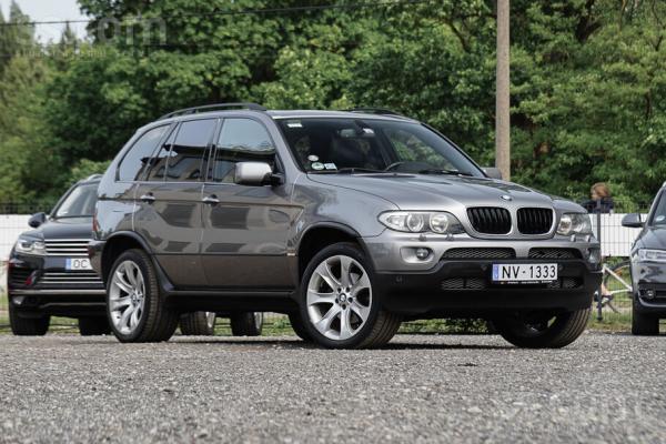 Grey BMW X5 2007 in Riga, with an engine capacity of 3.00 L and mileage of 313 thousand km for 15695 €, photo 2 on AUTOMOTO.COM.LV