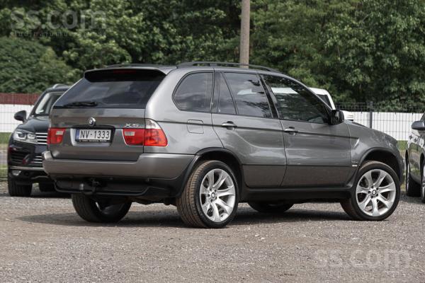 Grey BMW X5 2007 in Riga, with an engine capacity of 3.00 L and mileage of 313 thousand km for 15695 €, photo 4 on AUTOMOTO.COM.LV