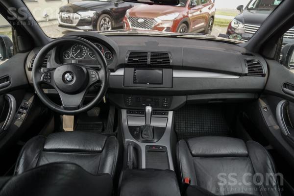 Grey BMW X5 2007 in Riga, with an engine capacity of 3.00 L and mileage of 313 thousand km for 15695 €, photo 10 on AUTOMOTO.COM.LV