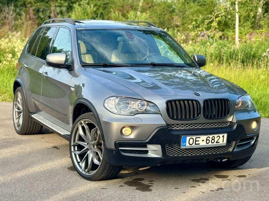 Pelēks BMW X5 2007 Rīga, ar dzinēja tilpumu 3.00 L un nobraukumu 310 tūkst. km par 7700 €, foto 2 vietnē AUTOMOTO.COM.LV