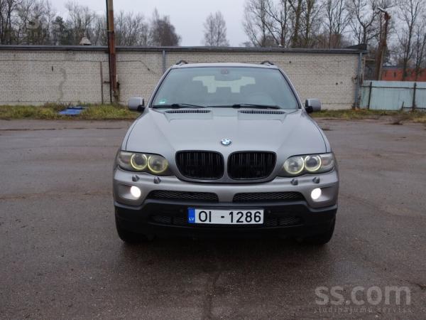 Grey BMW X5 2007 in Riga, with an engine capacity of 3.00 L and mileage of 0 thousand km for 6350 €, photo 3 on AUTOMOTO.COM.LV