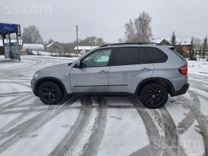 Grey BMW X5 2007 in Rezekne, with an engine capacity of 3.00 L and mileage of 415 thousand km for 7000 €, photo 6 on AUTOMOTO.COM.LV