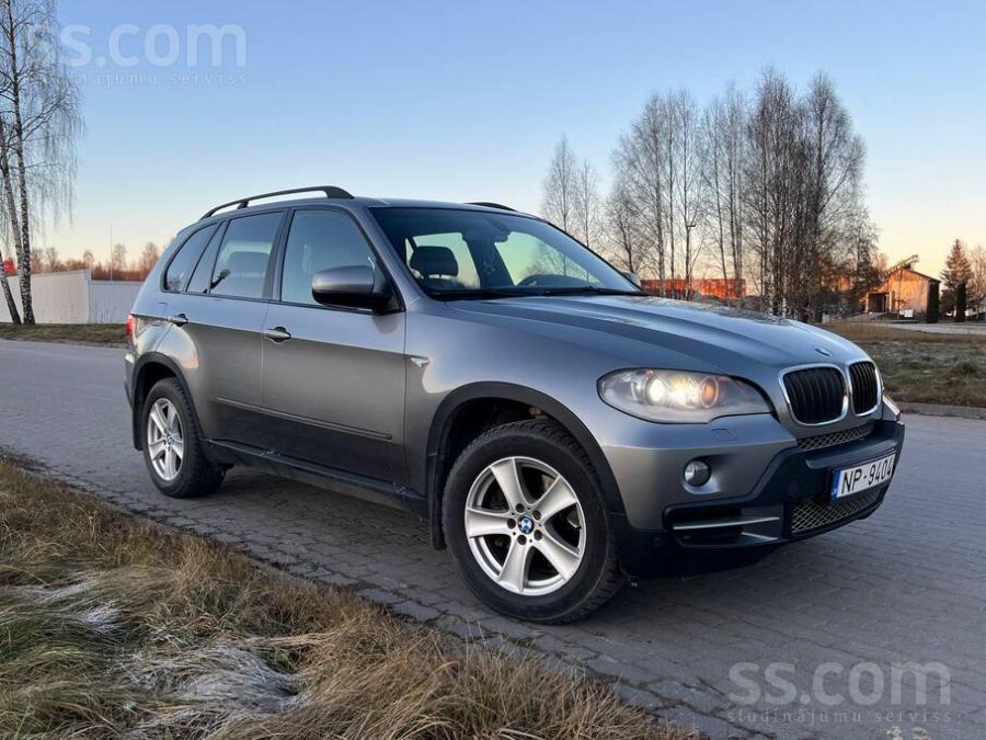 Pelēks BMW X5 2007 Rīga, ar dzinēja tilpumu 3.00 L un nobraukumu 363 tūkst. km par 8299 €, foto 3 vietnē AUTOMOTO.COM.LV