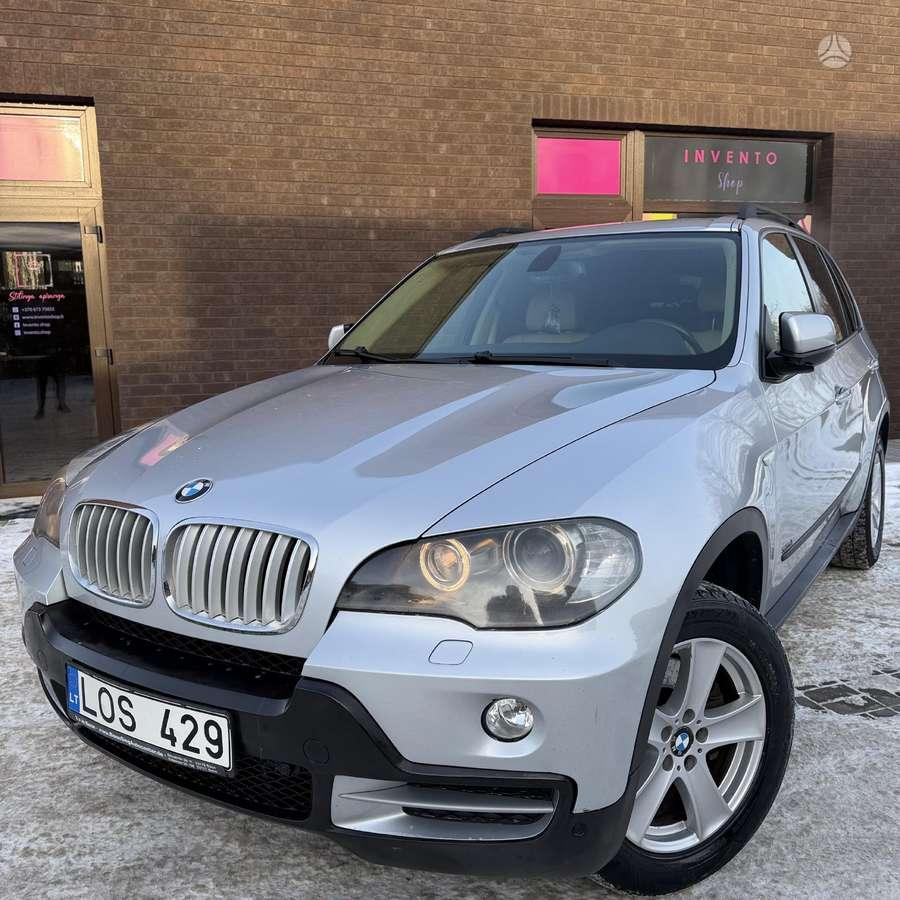 Grey BMW X5 2007 in Kaisiadorys, with an engine capacity of 2.99 L and mileage of 295 thousand km for 6750 €, photo 1 on AUTOMOTO.COM.LV