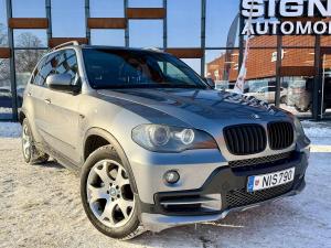 Pelēks BMW X5 2007 Kauņa, ar dzinēja tilpumu 3.00 L un nobraukumu 386 tūkst. km par 8400 €, foto  vietnē AUTOMOTO.COM.LV