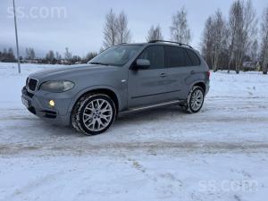 Grey BMW X5 2007 in Jelgava, with an engine capacity of 3.00 L and mileage of 0 thousand km for 9250 €, photo  on AUTOMOTO.COM.LV