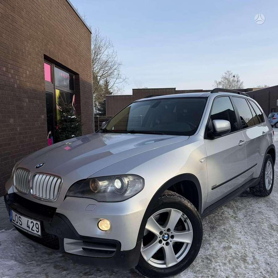 Grey BMW X5 2007 in Kaisiadorys, with an engine capacity of 2.99 L and mileage of 296 thousand km for 6950 €, photo 4 on AUTOMOTO.COM.LV