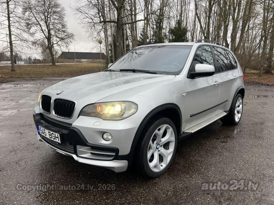 Pelēks BMW X5 2007 Rakvere, ar dzinēja tilpumu 3.00 L un nobraukumu 306 tūkst. km par 8700 €, foto 1 vietnē AUTOMOTO.COM.LV