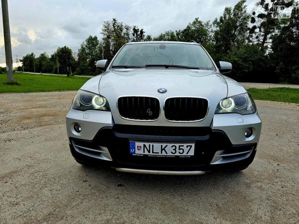 Pelēks BMW X5 2007 Kauņa, ar dzinēja tilpumu 3.00 L un nobraukumu 354 tūkst. km par 4999 €, foto 3 vietnē AUTOMOTO.COM.LV