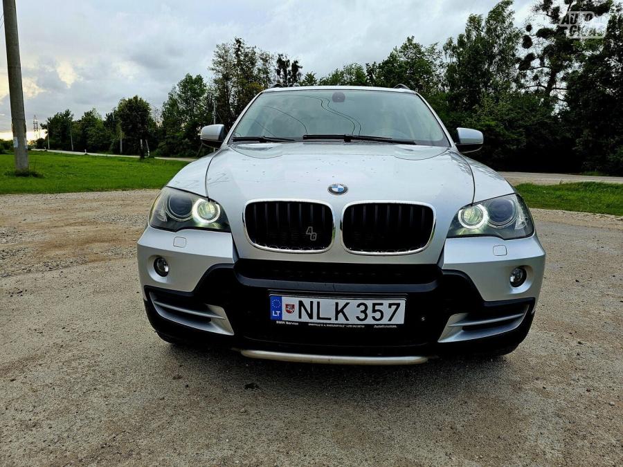 Pelēks BMW X5 2007 Kauņa, ar dzinēja tilpumu 3.00 L un nobraukumu 354 tūkst. km par 4999 €, foto 4 vietnē AUTOMOTO.COM.LV