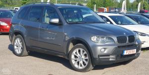 Grey BMW X5 2007 in Panevezys, with an engine capacity of 3.00 L and mileage of 321 thousand km for 8200 €, photo 8 on AUTOMOTO.COM.LV