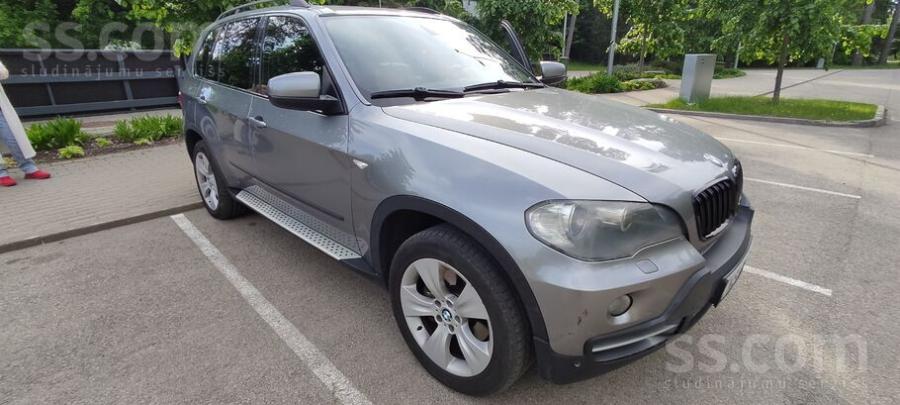 Pelēks BMW X5 2007 Ogre, ar dzinēja tilpumu 3.00 L un nobraukumu 283 tūkst. km par 8400 €, foto 11 vietnē AUTOMOTO.COM.LV