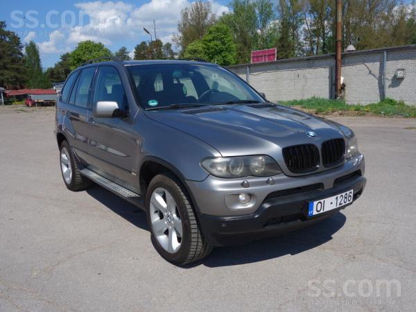 Grey BMW X5 2007 in Riga, with an engine capacity of 3.00 L and mileage of 0 thousand km for 5850 €, photo 1 on AUTOMOTO.COM.LV