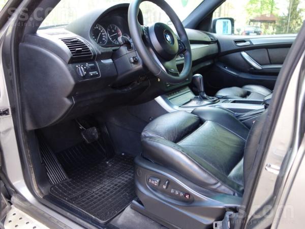 Grey BMW X5 2007 in Riga, with an engine capacity of 3.00 L and mileage of 0 thousand km for 5850 €, photo 5 on AUTOMOTO.COM.LV